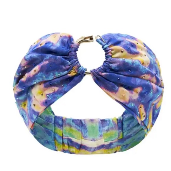 Camilla | Accessories | Camilla Call Of The Banshee Blue Yellow Silk ...